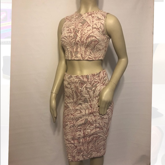 Zara | Other | Zara Two Piece Palm Set | Poshmark